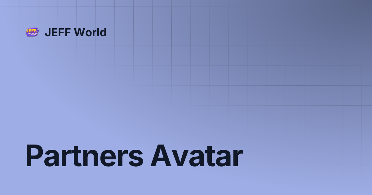 Partners Avatar | JEFF World Partners Avatar | JEFF World